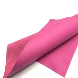 LEATHER Hot Pink Leather,bright Pink Leather Sheet, Leather Skins ...