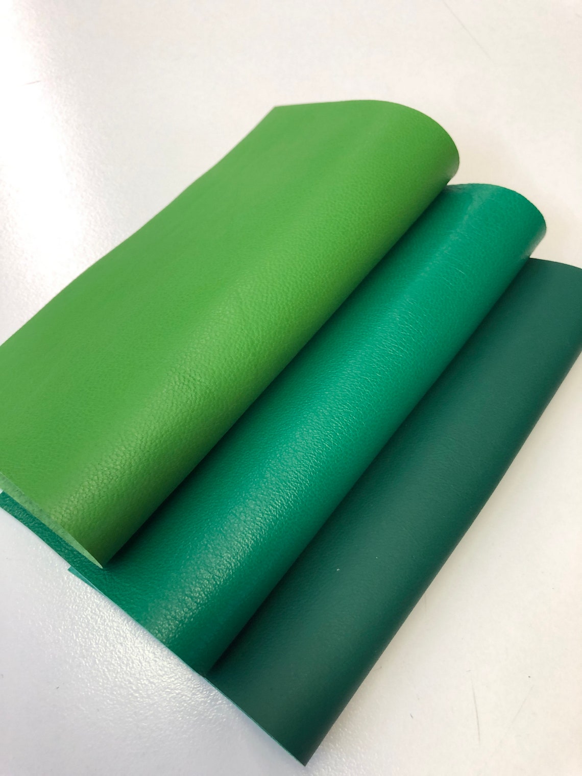 LEATHER GREEN, Emerald Green Leather Sheet, Dark Green Leather Scrap ...