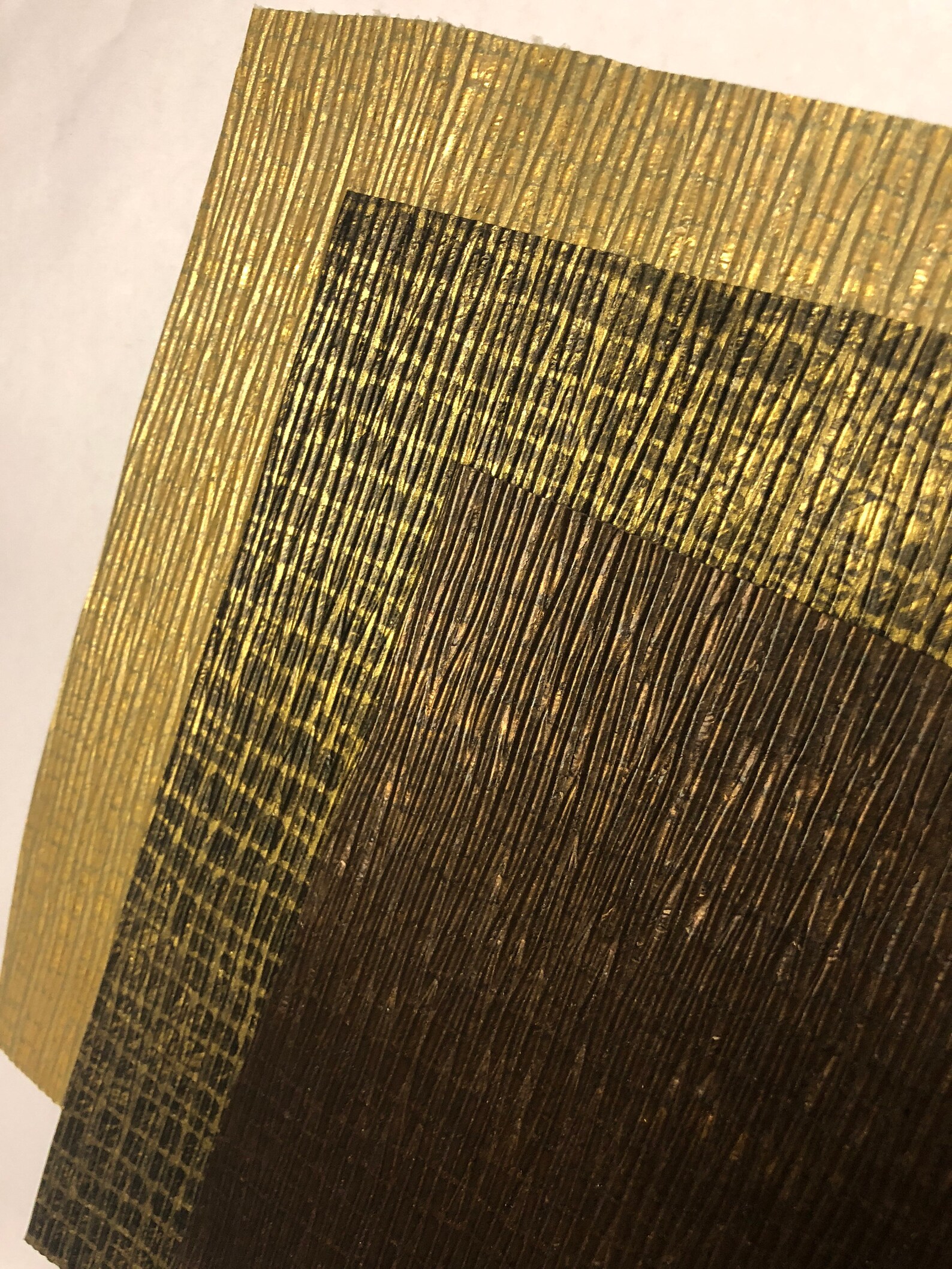 GENUINE LEATHER Metallic SHEETS Gold Antique Gold Bronze | Etsy