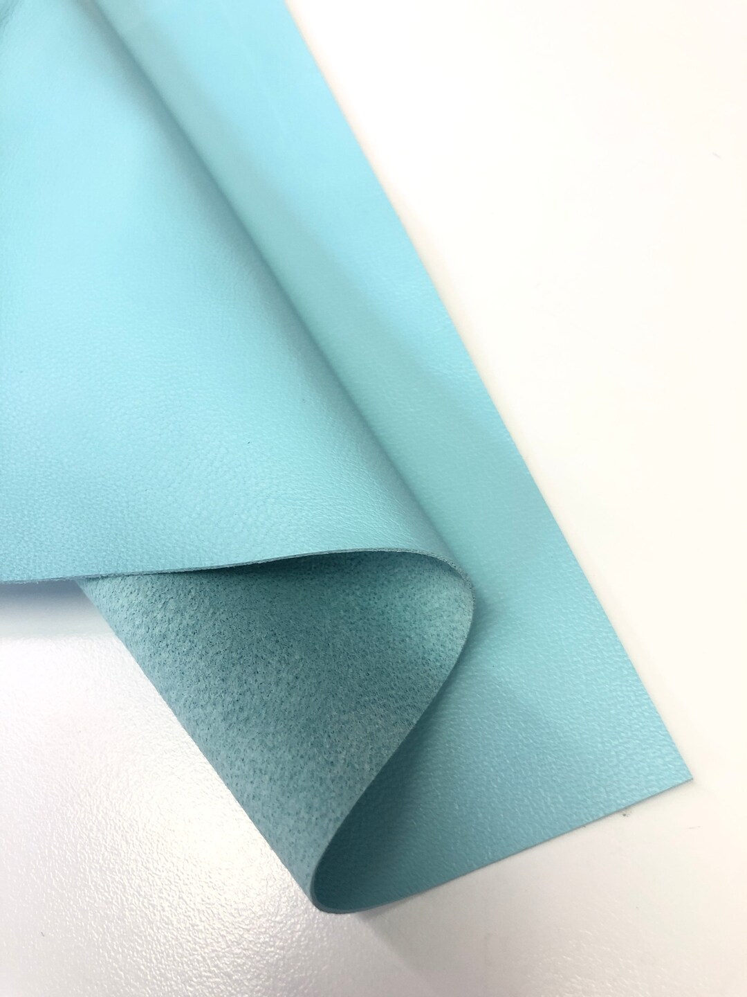 LEATHER Robin Egg Blue LEATHER, Leather Sheet, Light Blue Leather Skins ...