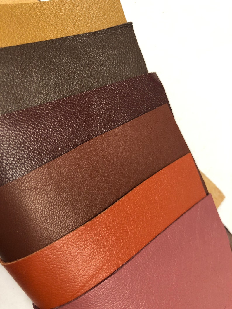 LEATHER SPICE Earthtones LEATHER Sheets Superb M | Etsy