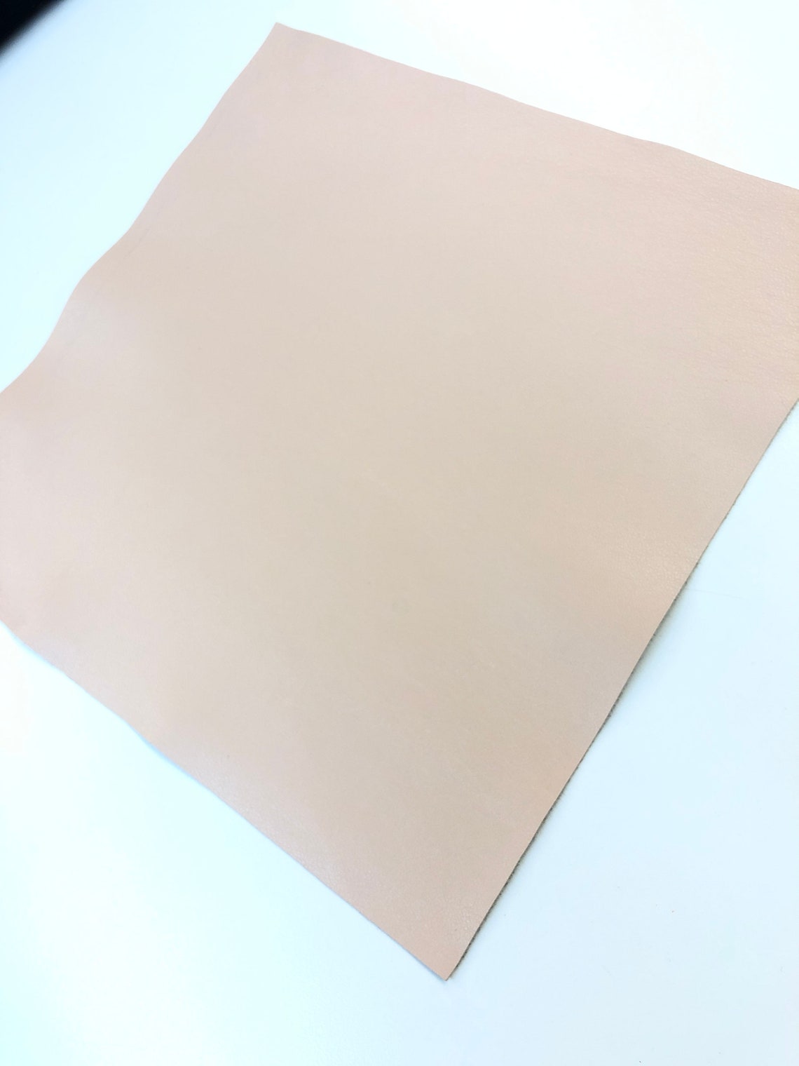 Baby Pink LEATHER 12x24 Real LEATHER Light Pink - Etsy