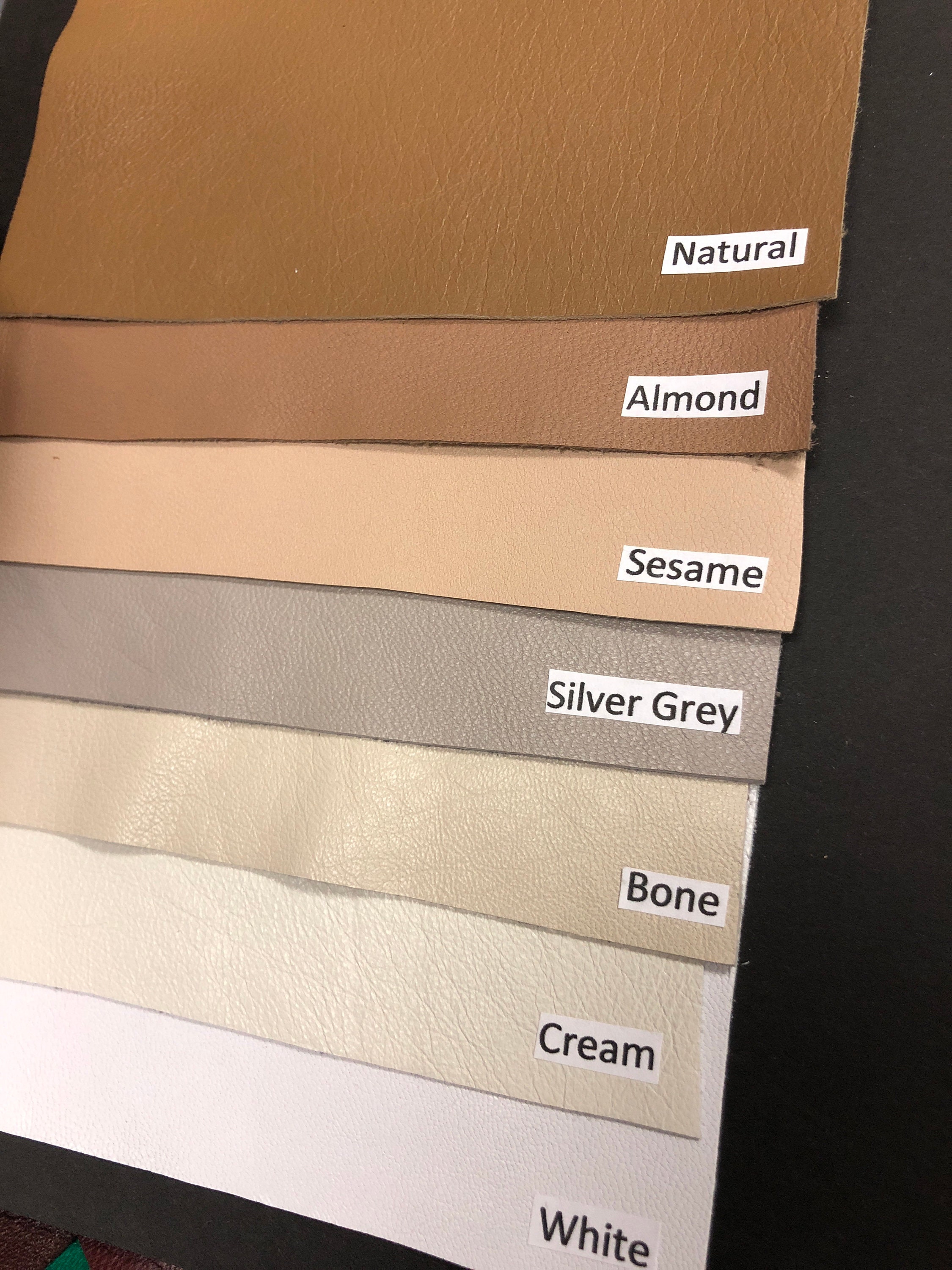 LEATHER NEUTRAL EARTHTONE Genuine Leather/superb | Etsy