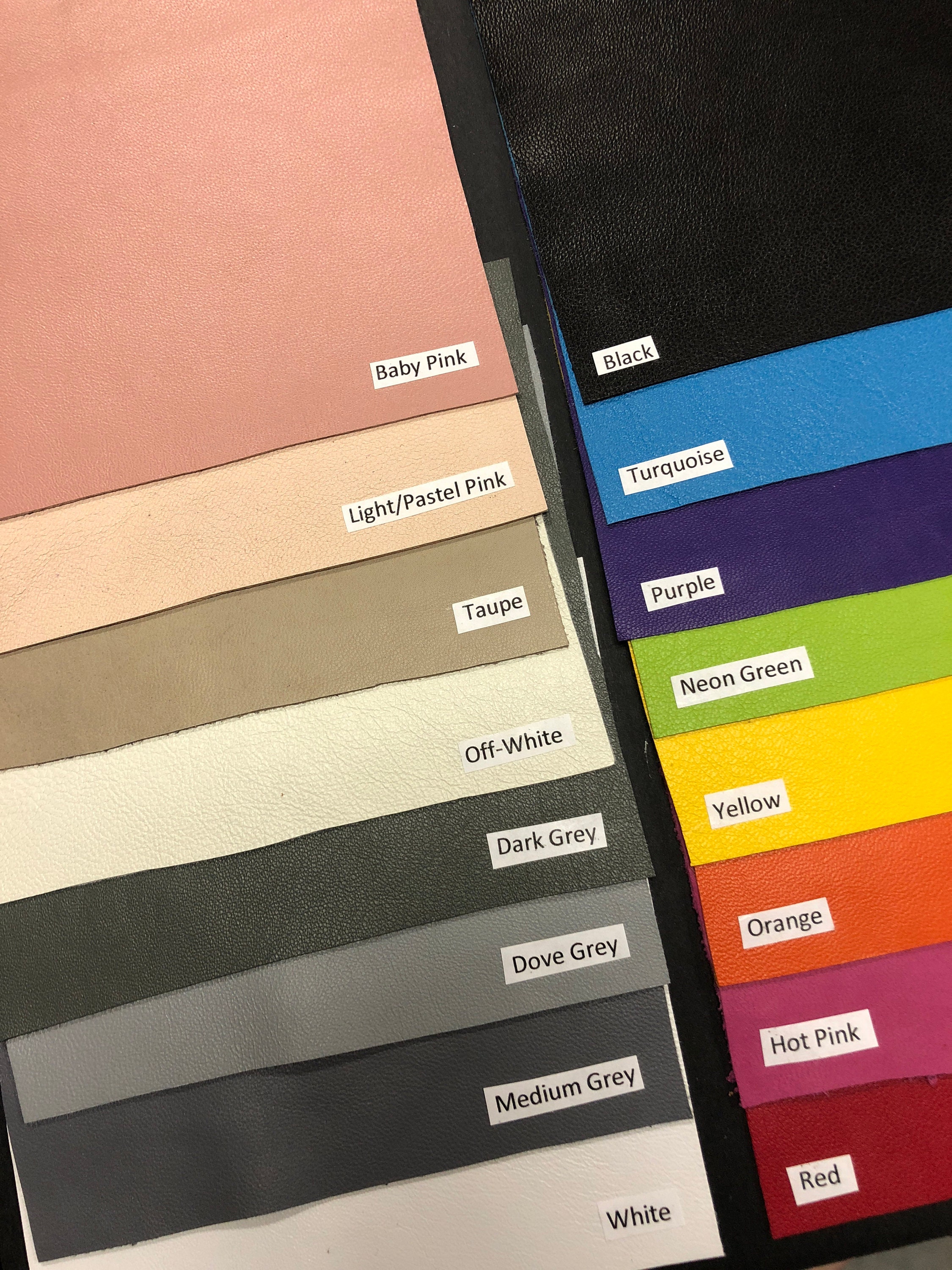 LEATHER Bright Colors Leather/superb Leather/genuine Leather Sheet/soft ...