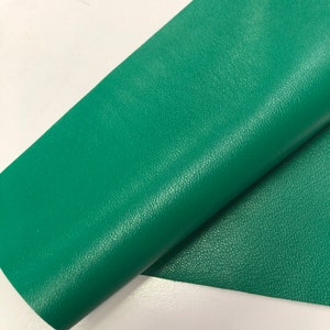LEATHER 12"x24" Emerald Green LEATHER, Leather Sheet, Leather Skins ...