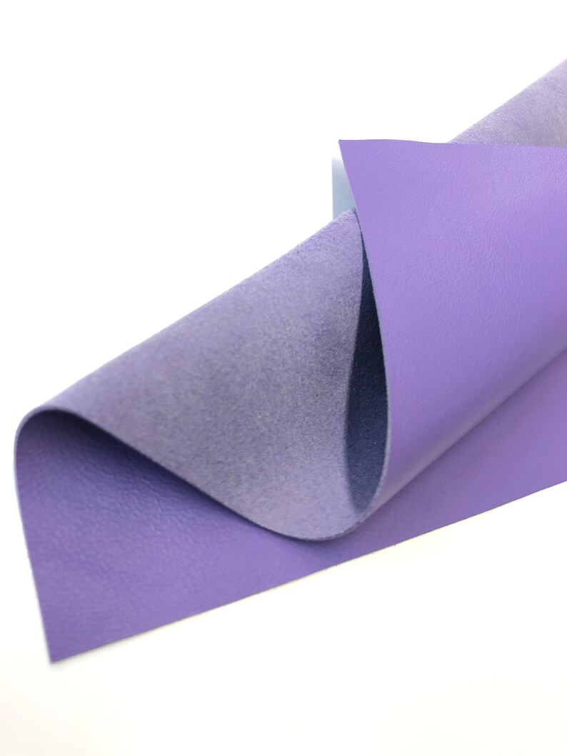 LEATHER 18"x20" Lilac LEATHER, Purple Leather Sheet, Light Purple ...