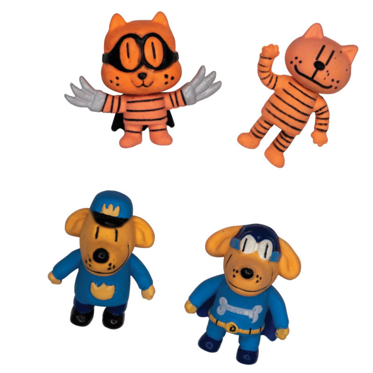 Dog Man 3D Puzzle Erasers 4x Pcs - Etsy
