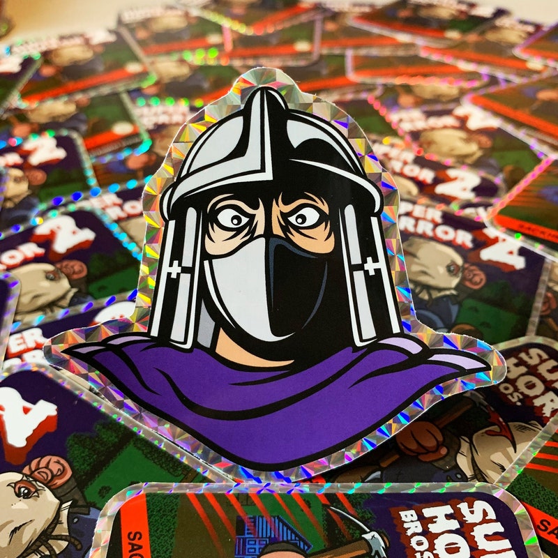 Tmnt Shredder Stickers - Etsy UK