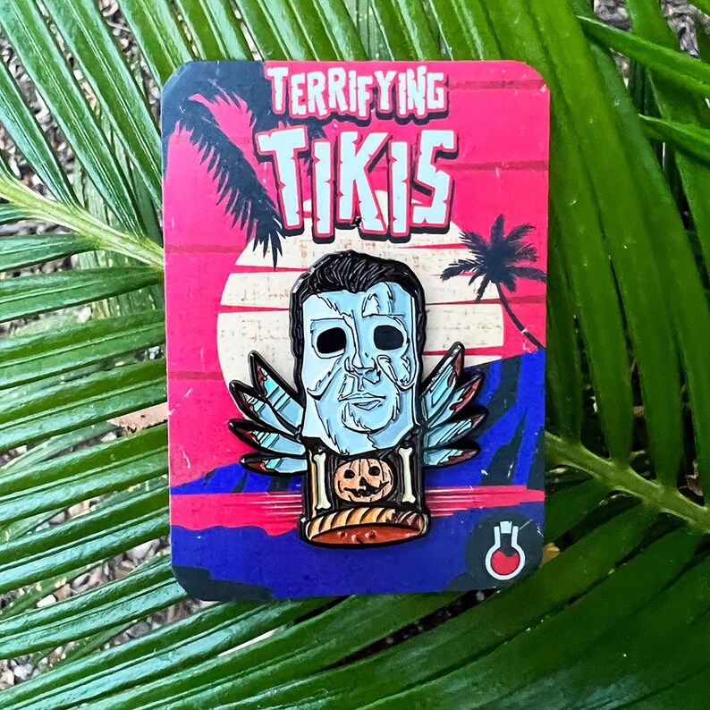 Terrifying Tikis Horror Tiki Enamel Pins - Etsy