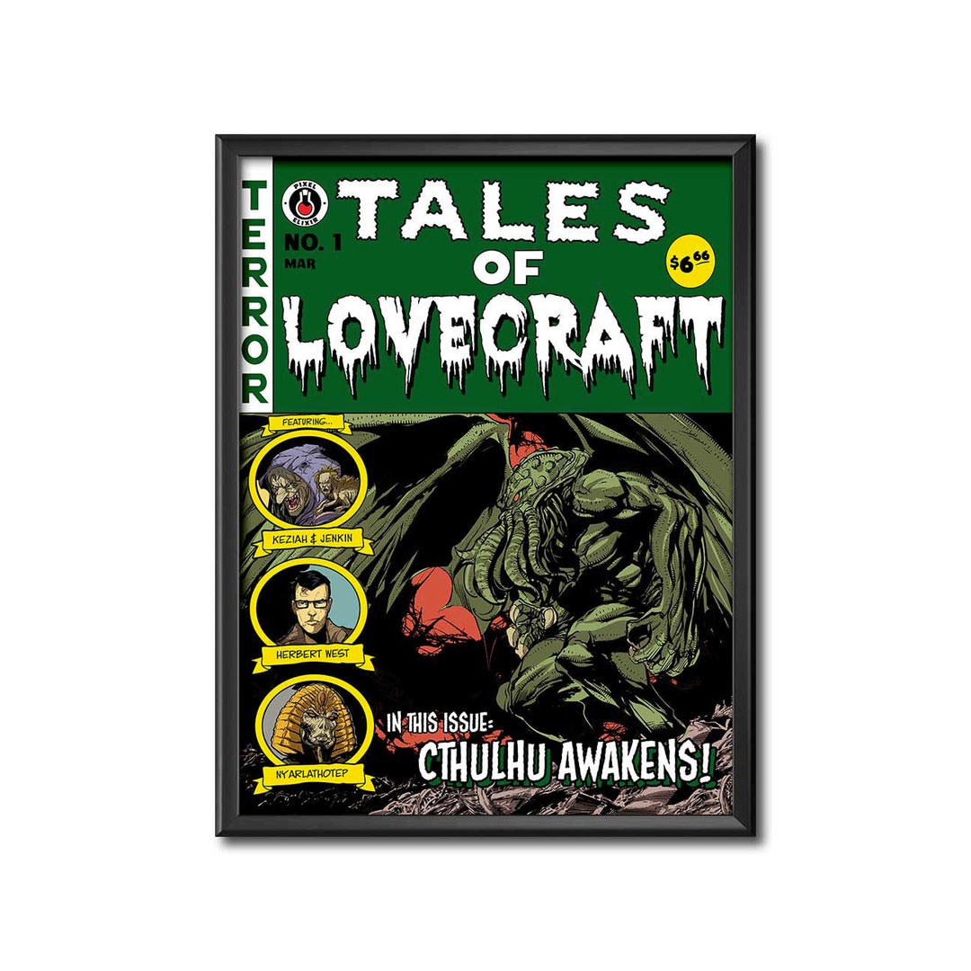 Tales of Lovecraft EC Comics Cthulhu 18 X 24 - Etsy