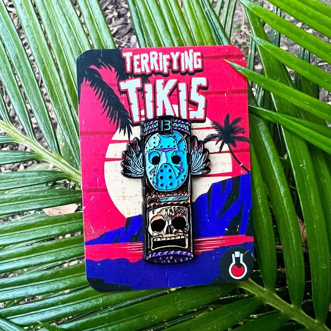 Terrifying Tikis Horror Tiki Enamel Pins - Etsy