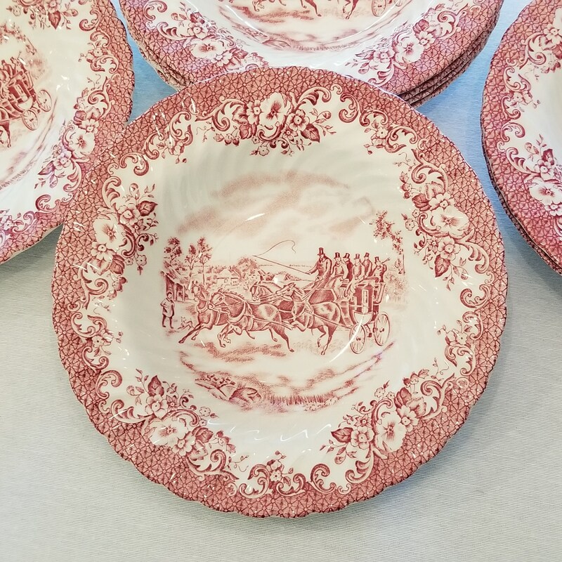 Red Transferware - Etsy