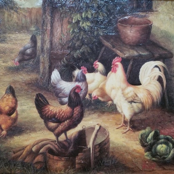 Antique Chickens - Etsy
