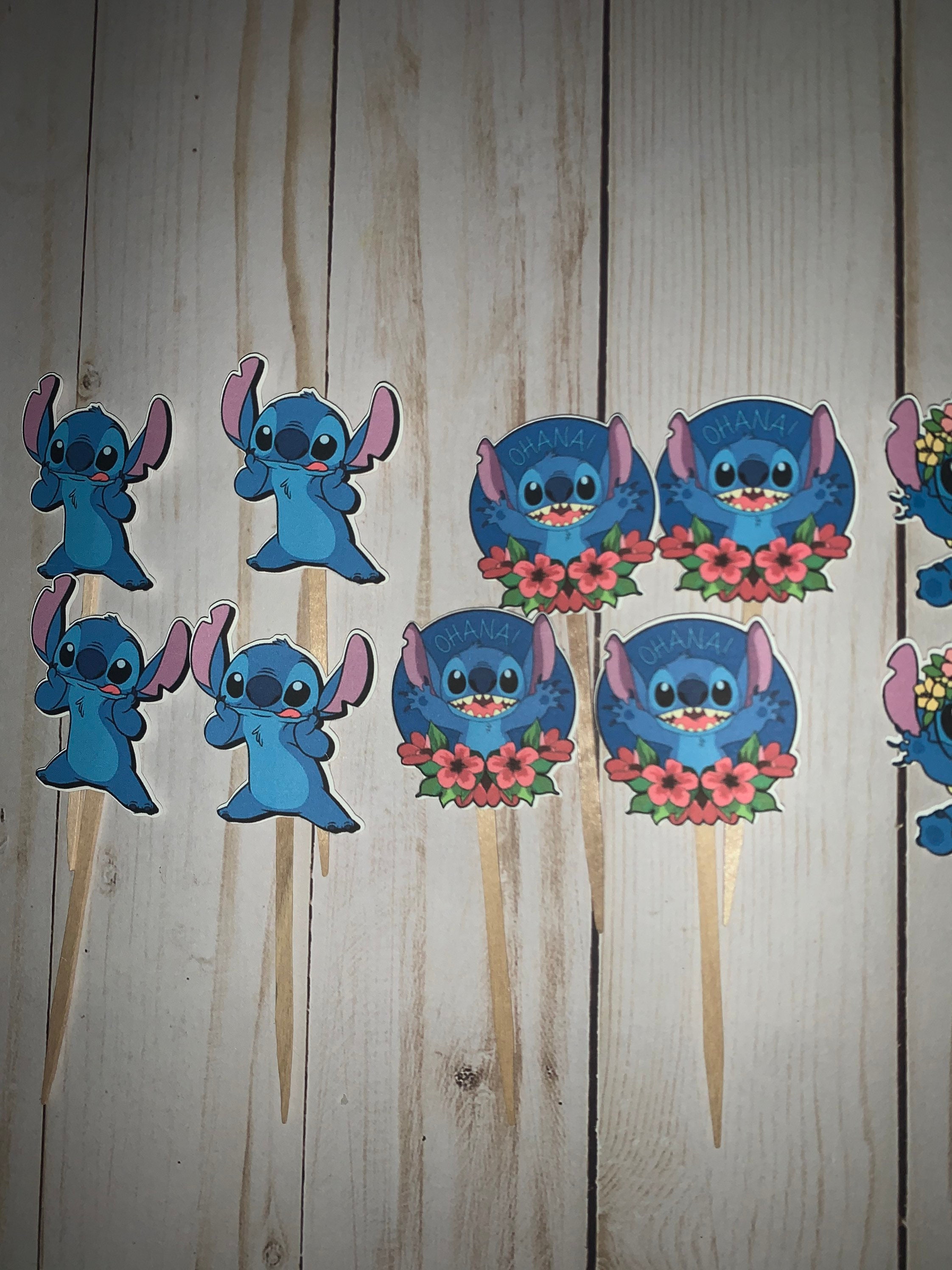 Lilo & Stitch Toppers/cupcake Toppers/cupcakes/party Decor/lilo Stitch ...