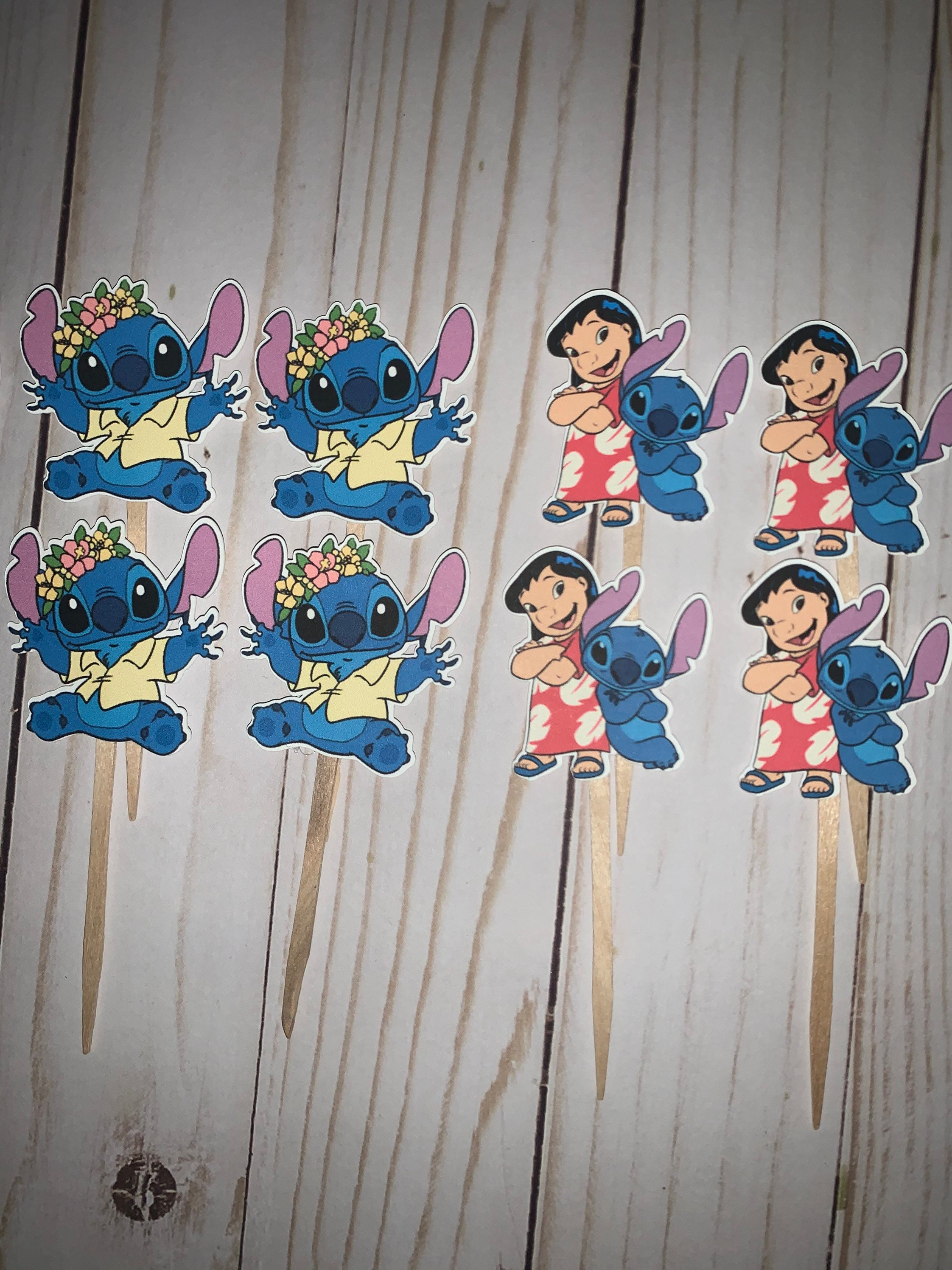 Lilo & Stitch Toppers/cupcake Toppers/cupcakes/party - Etsy Canada