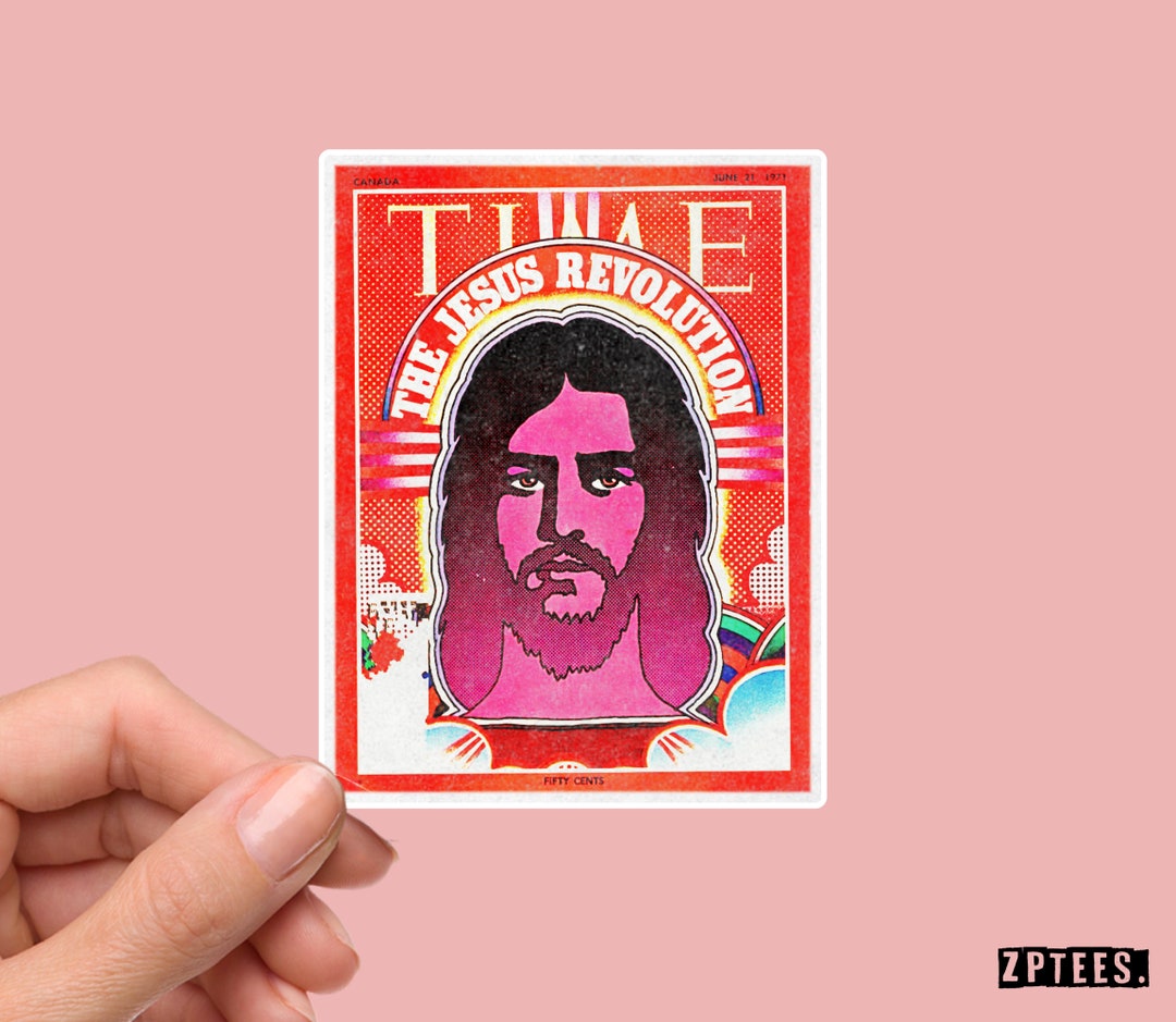 THE JESUS REVOLUTION Magazine Cover Sticker - Retro Vintage Decal ...