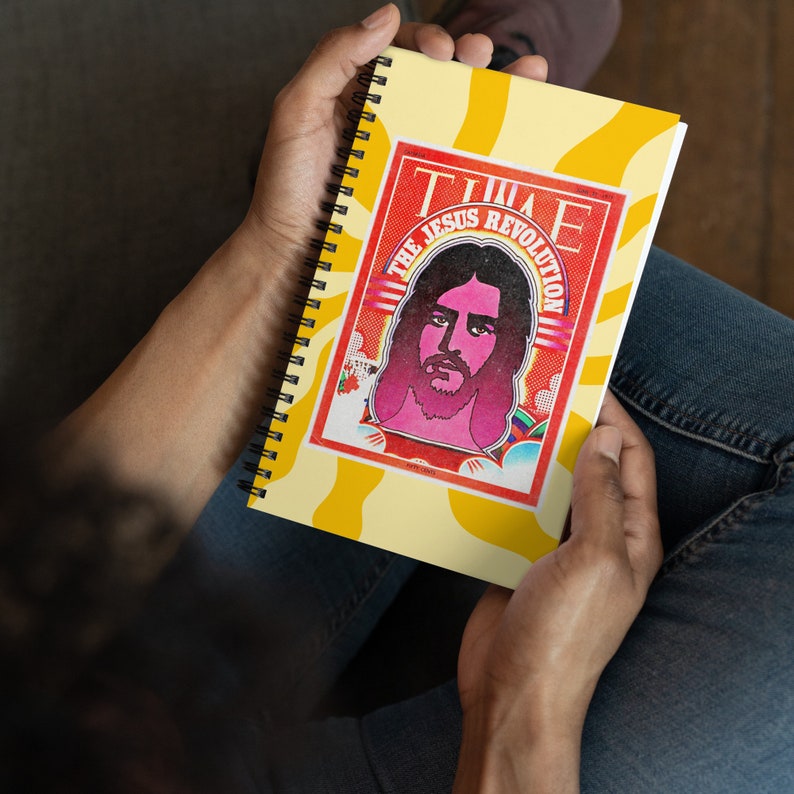 THE JESUS REVOLUTION Magazine Cover Notebook Retro Vintage Style Cover ...
