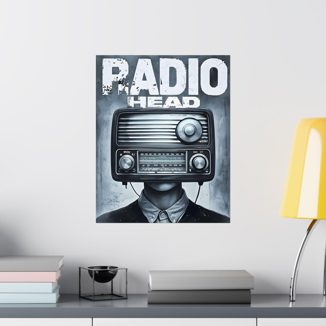 Futuristic Radiohead Fan Art Print, Matte Prints, Music Lover Gift ...