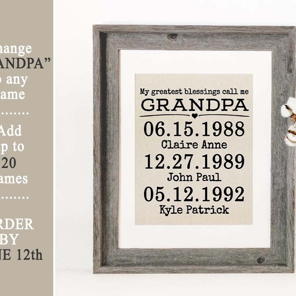 Grandfather - Etsy