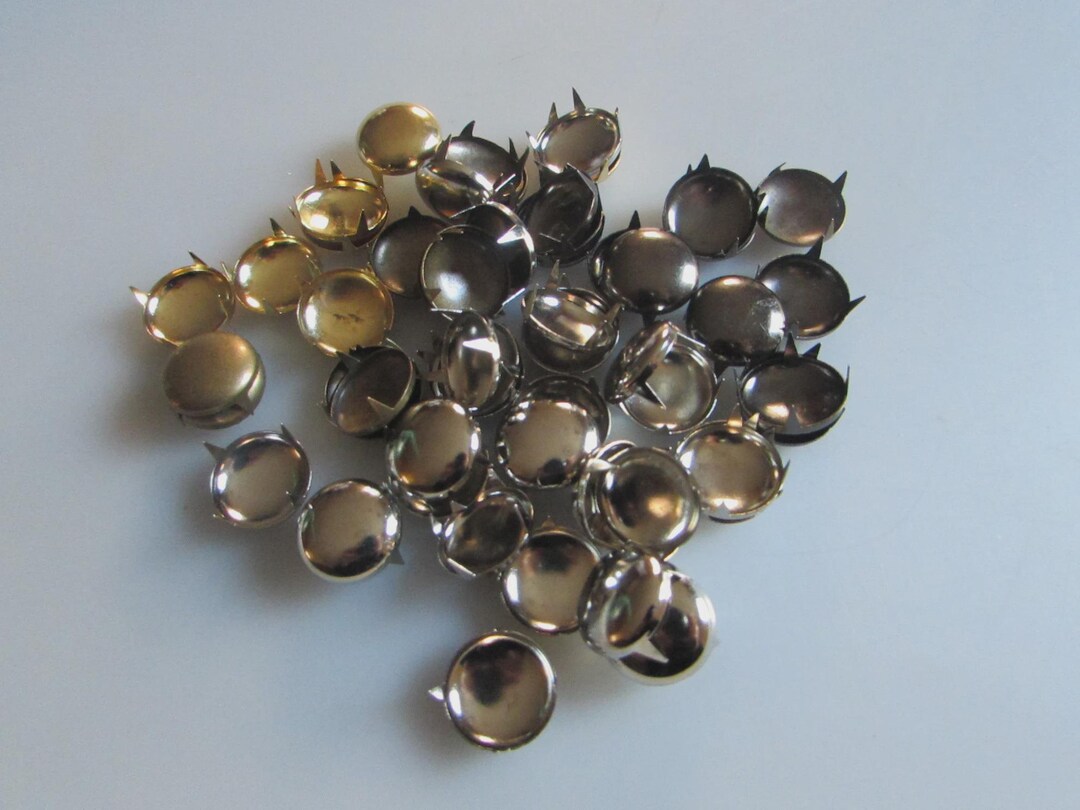 Dome Studs, Nickel, Antique Brass, Nickel, Gun Metal, Gold, 6-16mm (qty ...