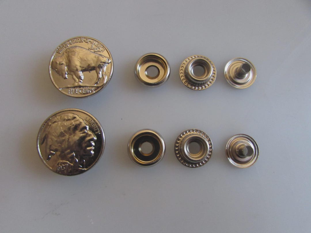 Buffalo/ Indiana Coin Press Snaps - Sizes 18MM, 23MM - Etsy