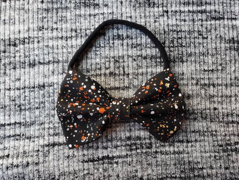 Spooky splatter black orange splatter costume Halloween | Etsy