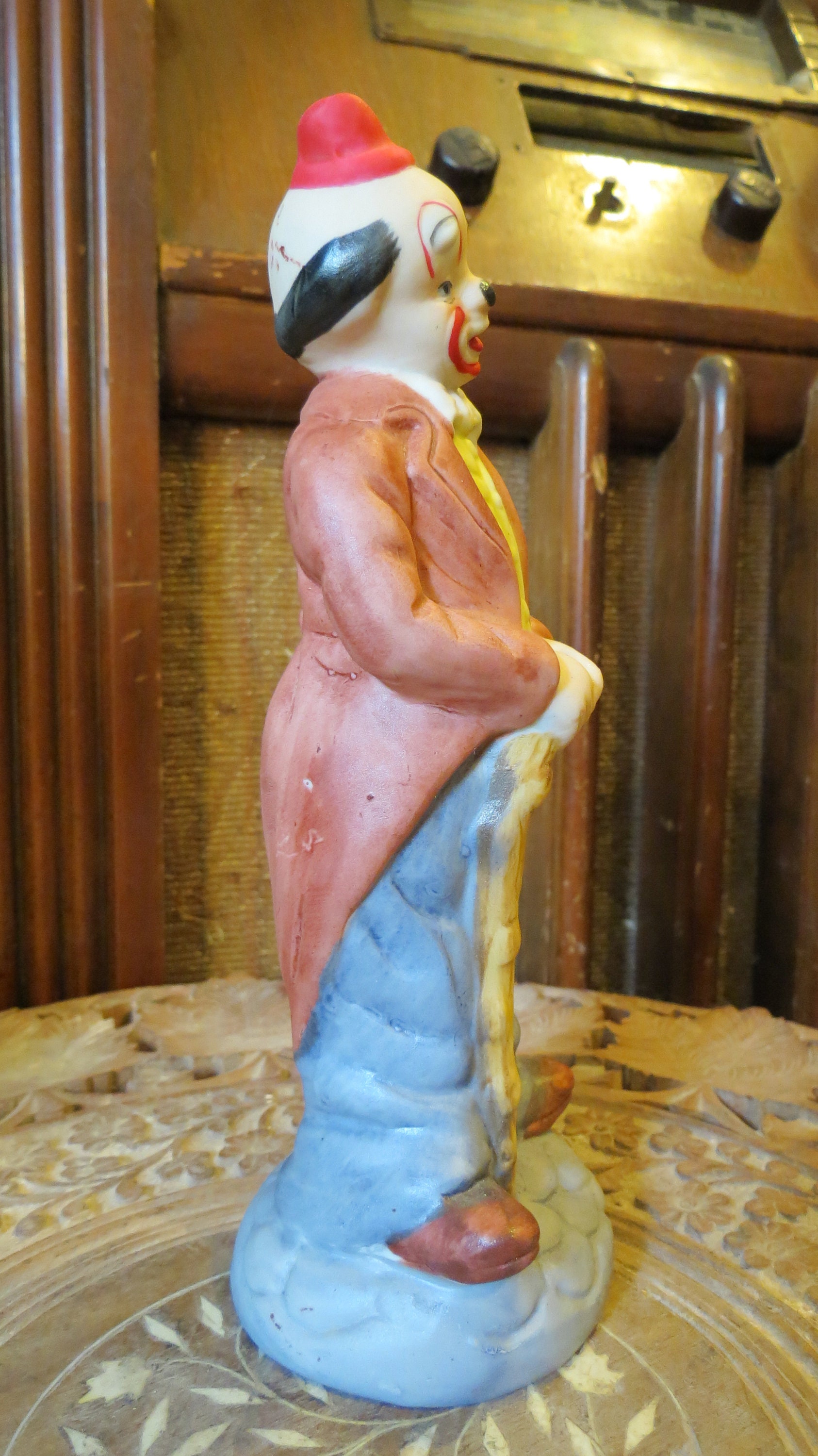 Vintage Enesco Porcelain Circus Clown W Cane Circa 1984 - Etsy