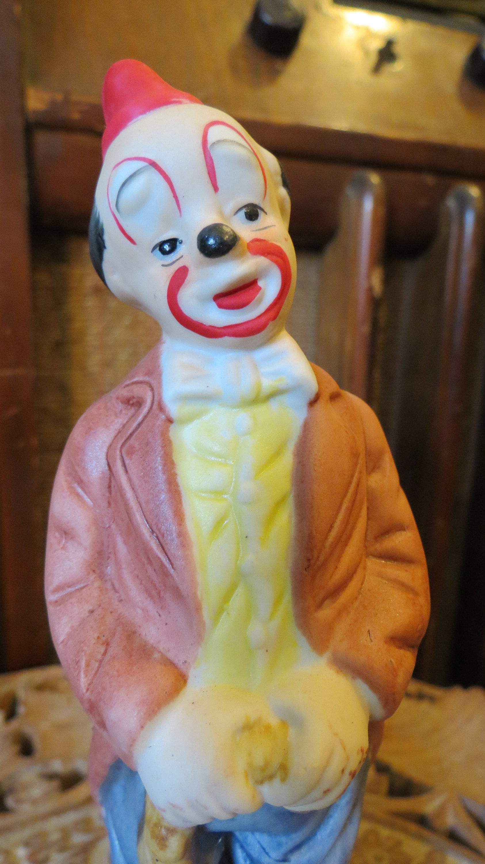 Vintage Enesco Porcelain Circus Clown W Cane Circa 1984 - Etsy
