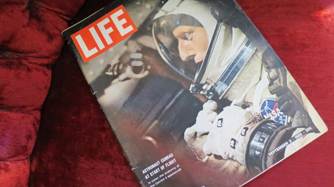 Vintage Life Magazine September 3 1965 Gemini 5 Spacecraft Focus - Etsy