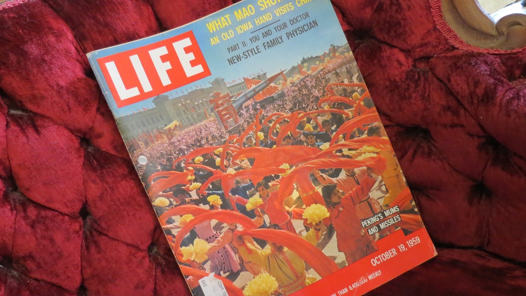 Vintage Life Magazine October 19, 1959 Mao Zedong + Medical Culture ...
