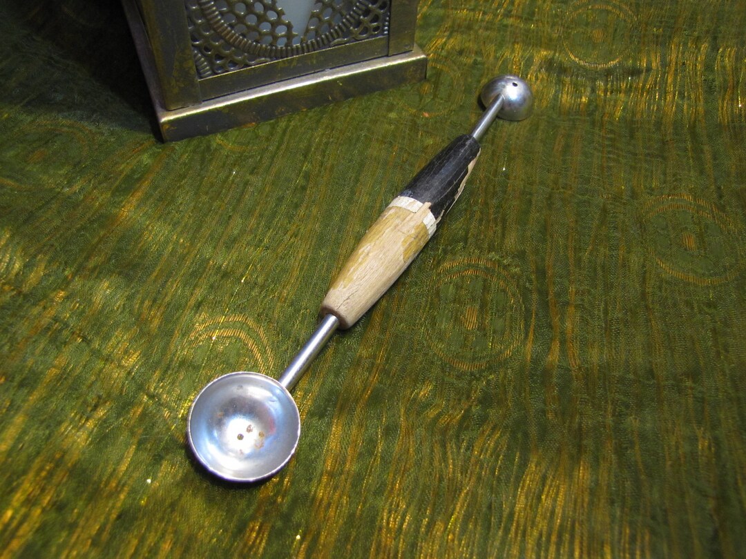 Vintage ECKO Melon Baller, Wood Handle, Kitchen Utensil, 1950s - Etsy
