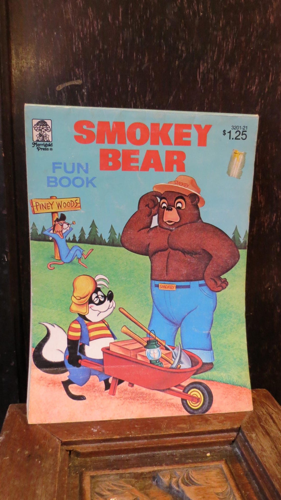 Vintage 1969 Smokey Bear Coloring Book - *many* Uncolored Pages - Etsy