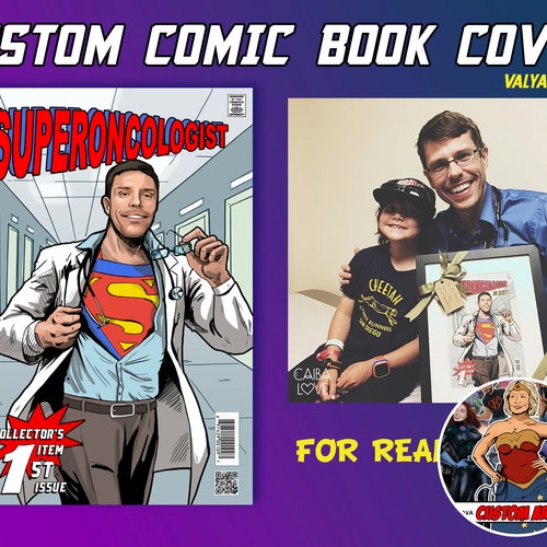 CUSTOM Comic Book Cover | Etsy