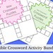Printable Bible Crossword Kids Activity Book Bundle - Etsy