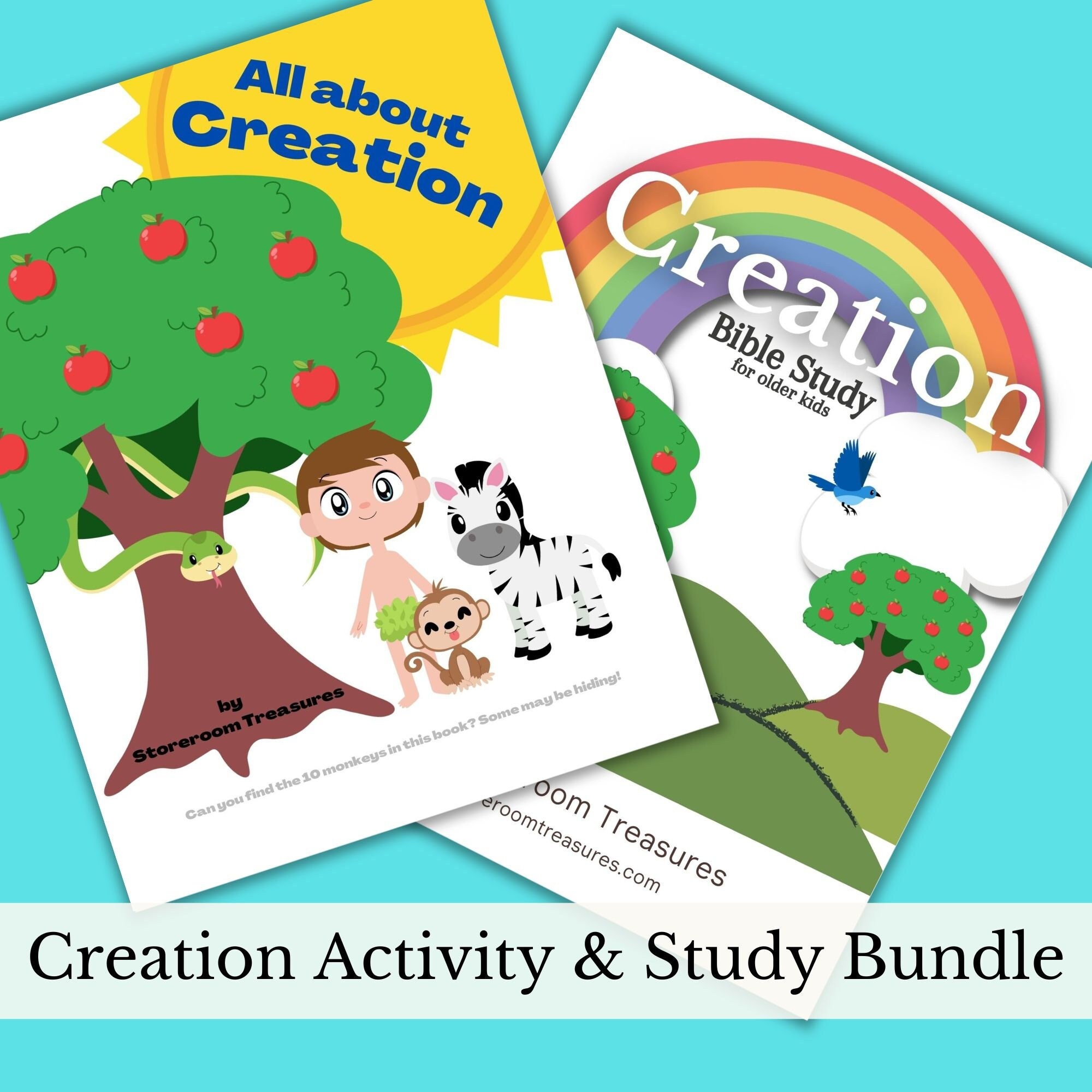 Printable Bible Study & Activity Book Bundle Story of - Etsy