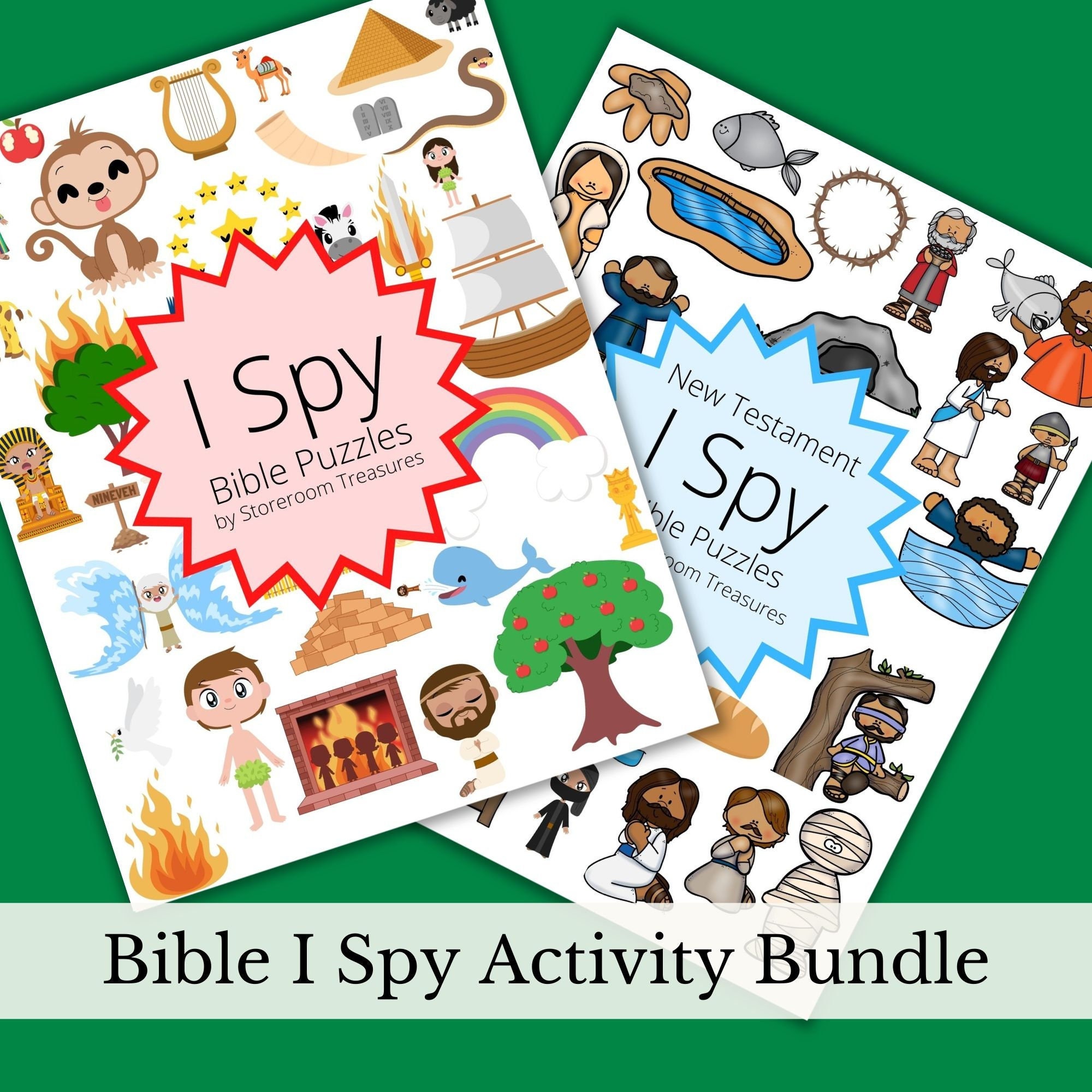 Printable I Spy Seek & Find Puzzle Bundle - Etsy