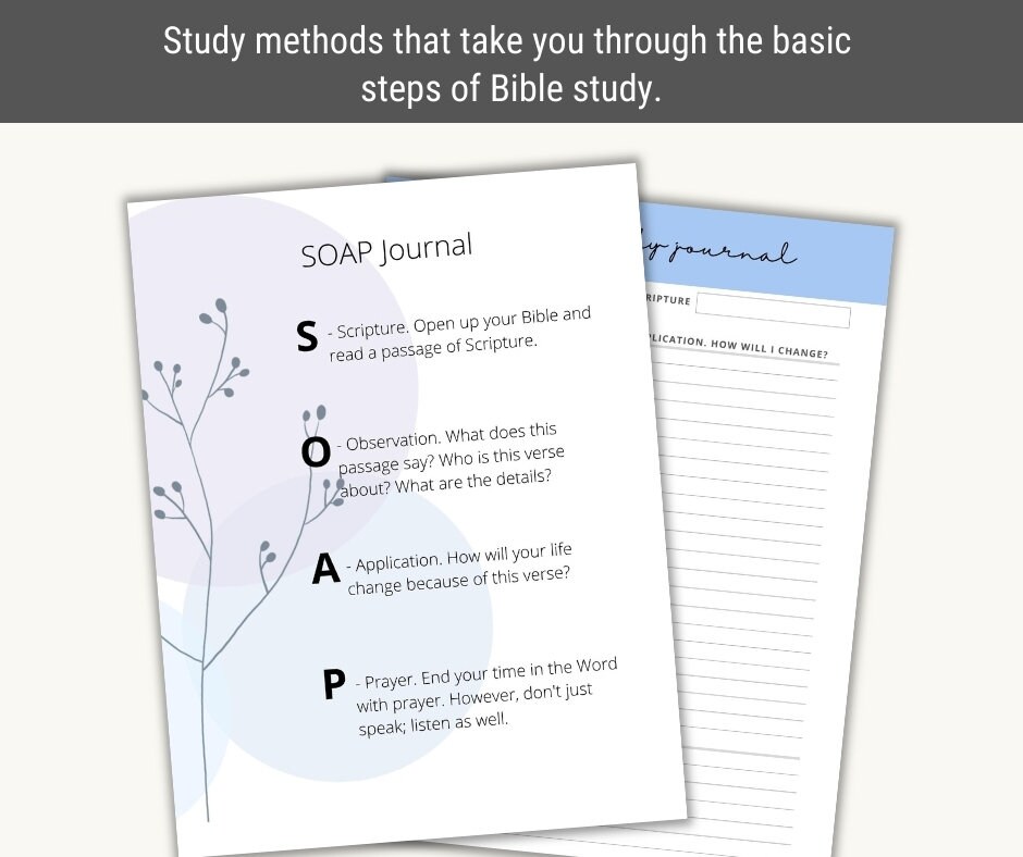 Bible Study Tools Printables - Etsy