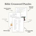 Printable Bible Crossword Kids Activity Book Bundle - Etsy