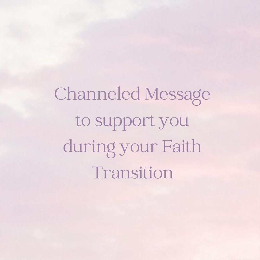 Faith Transition Channeled Message / Psychic Reading / Faith Transition ...