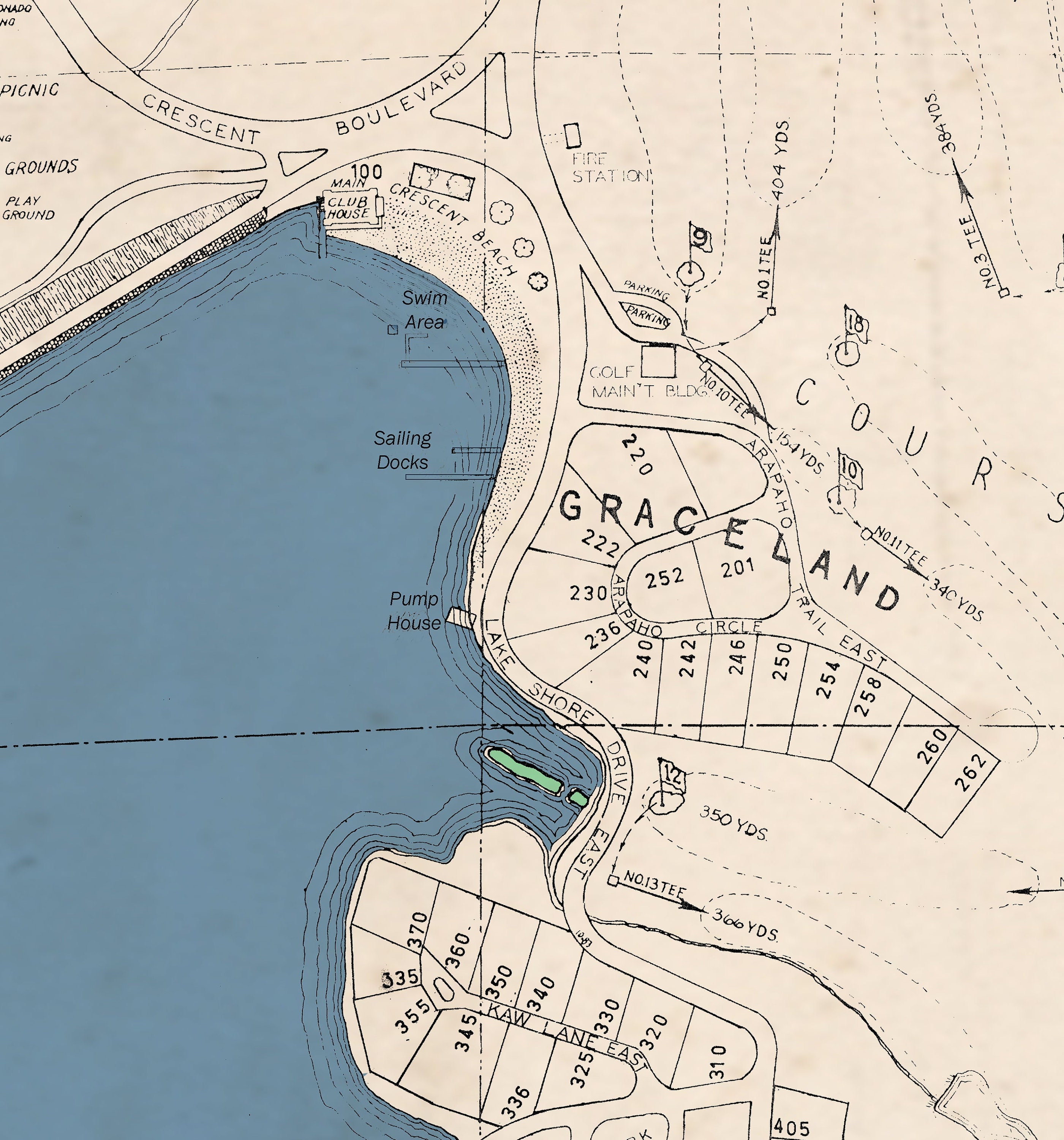 Lake Quivira Old West Map - Etsy