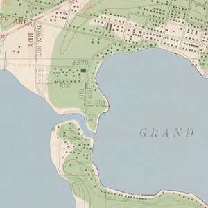 Grand Lake and Shadow Mountain Colorado Classic Map - Etsy