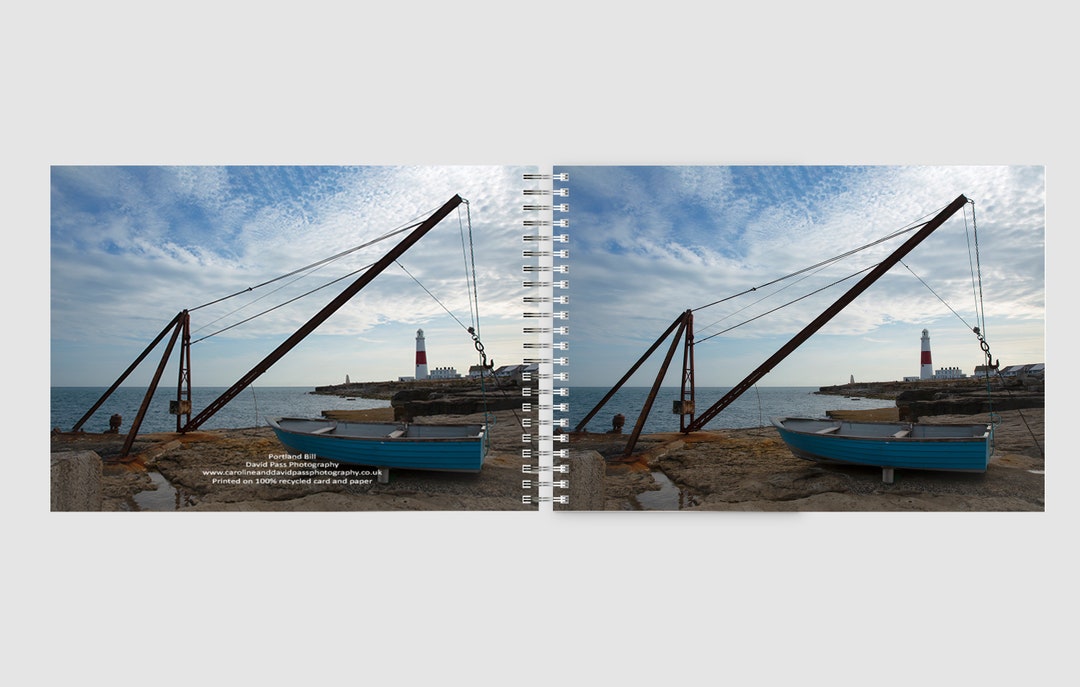A5 Spiral Bound Sketchbook - Portland Bill - Etsy