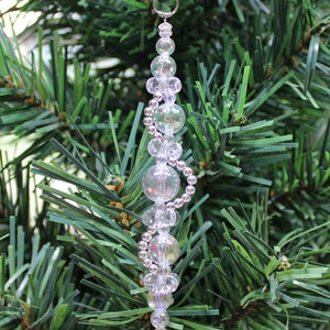 Beaded Iridescent Crystal Icicle - Etsy