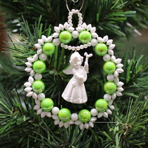 Krans met Engel Wit Accent - Etsy Nederland