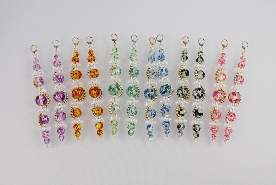 Icicles W/ Imitation Amber Resin Beads - Etsy
