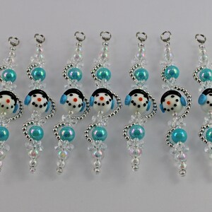 Snowman W/ Earmuffs Icicle Ornament - Etsy