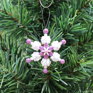 Pearl Snowflakes - Small - Etsy