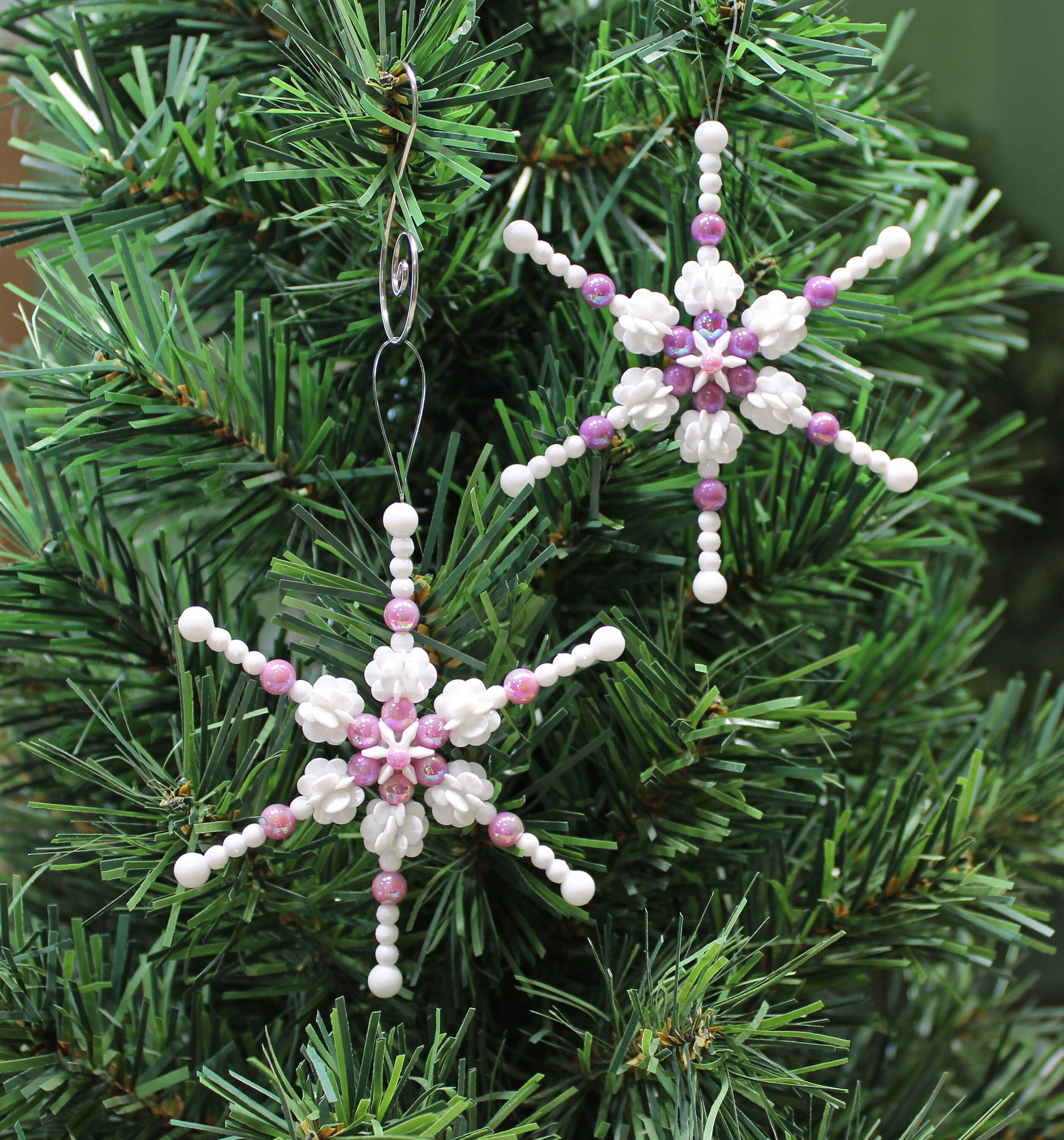 Pearl Snowflake Large - Etsy