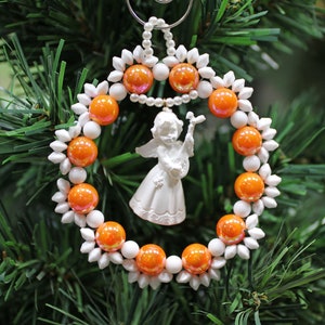 Krans met Engel Wit Accent - Etsy Nederland