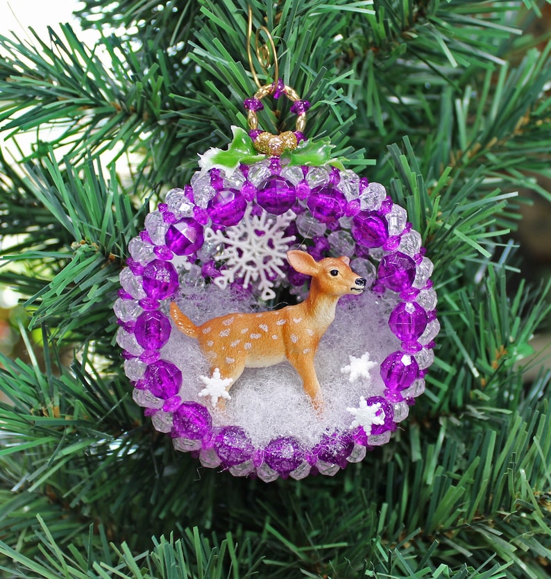 Scenes of Christmas Large Deer - Etsy